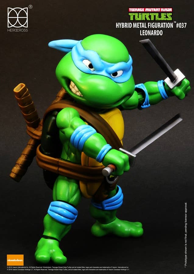 Hybrid Metal Figuration #037 Teenage Mutant Ninja Turtles: Leonardo ...
