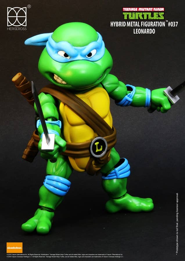 Hybrid Metal Figuration #037 Teenage Mutant Ninja Turtles: Leonardo ...
