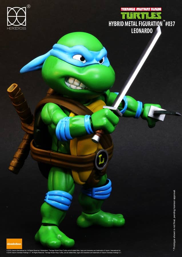 Hybrid Metal Figuration #037 Teenage Mutant Ninja Turtles: Leonardo ...