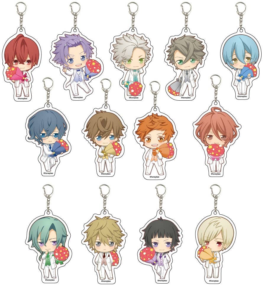 Starry Sky: Acrylic Keychain 02 White Day 1Box 13pcs | HLJ.com