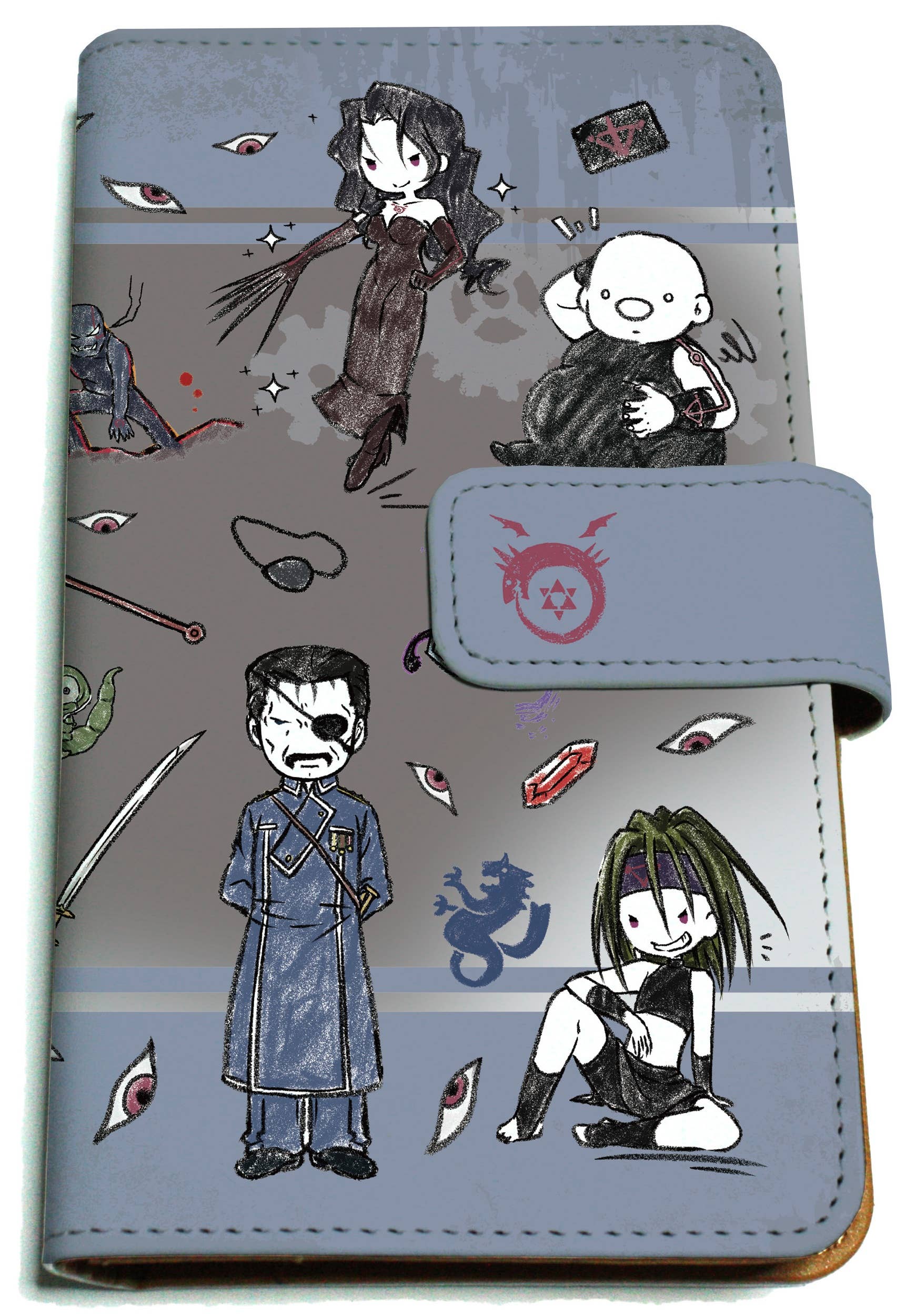 Fullmetal Alchemist: Notebook Style Multipurpose Smartphone Case 02 ...