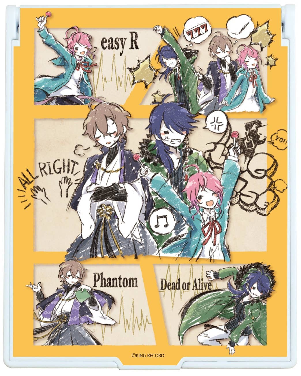 Hypnosis Mic -Division Rap Battle- Large Chara Mirror 04 Fling Posse ...