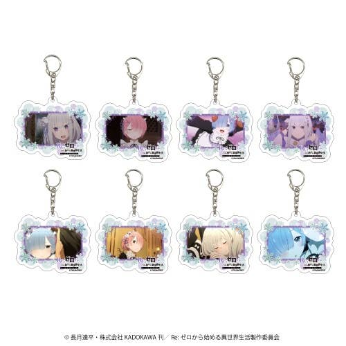 Re:Zero - Starting Life in Another World Memory Snow: Acrylic Keychain ...