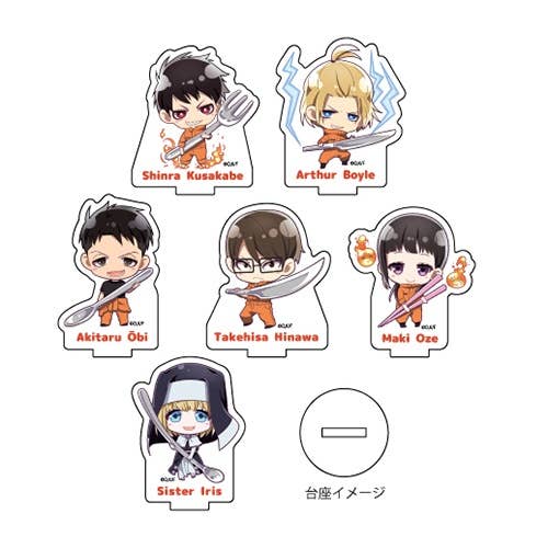 Fire Force: Acrylic Petit Stand 01 (Photo Chara) 1Box 6pcs | HLJ.com