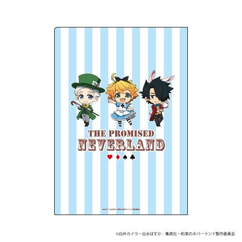 The Promised Neverland: Clear File 01: Stripes & Roses (Newly Drawn ...