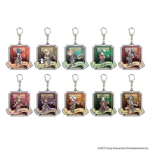 Wild Arms: Million Memories: Acrylic Keychain 02 1Box 10pcs | HLJ.com