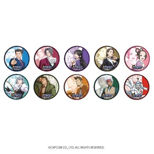 Ace Attorney: Can Badge 03: 1Box 10pcs | HLJ.com