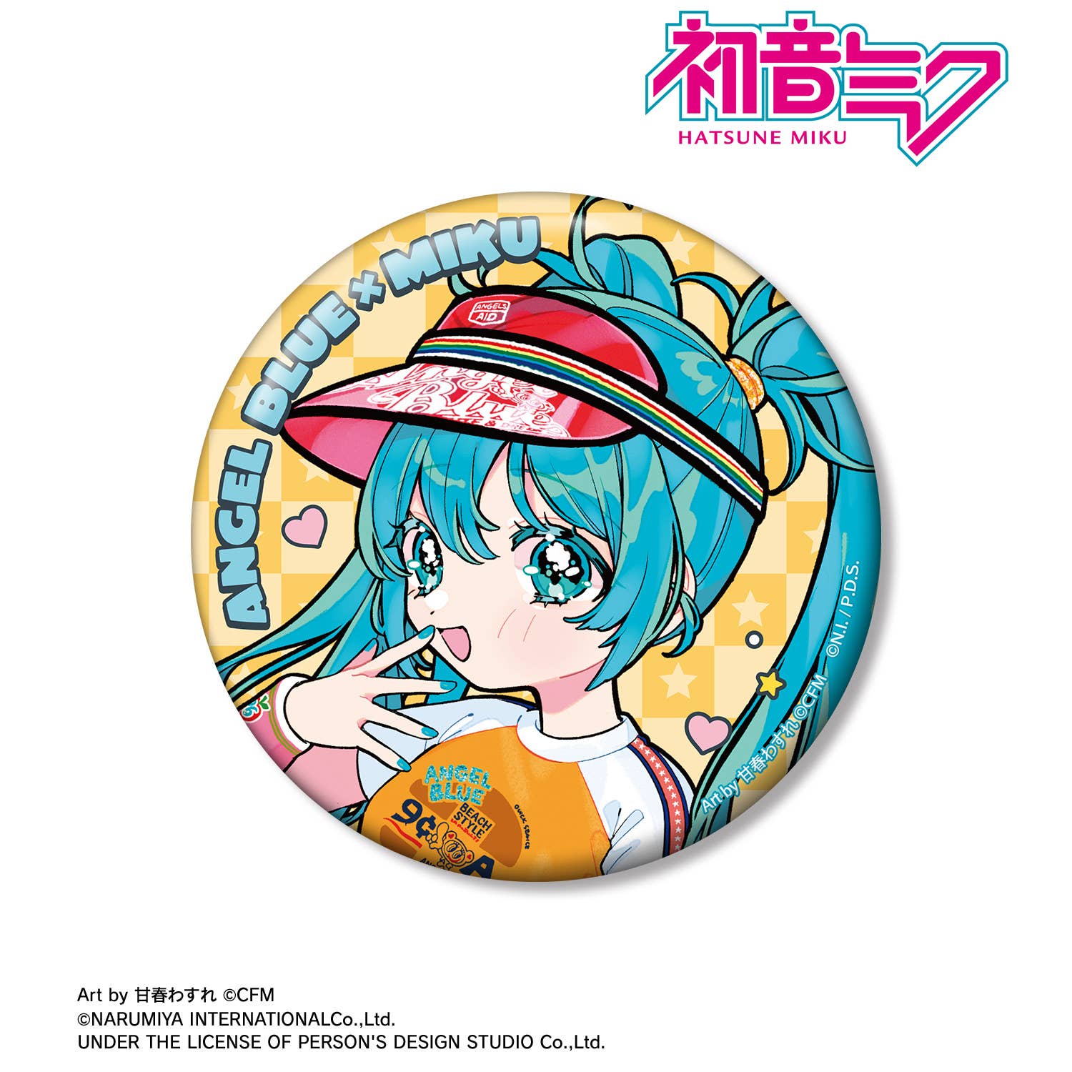 Hatsune Miku: Angel Blue Collaboration Original Hatsune Miku Art By ...