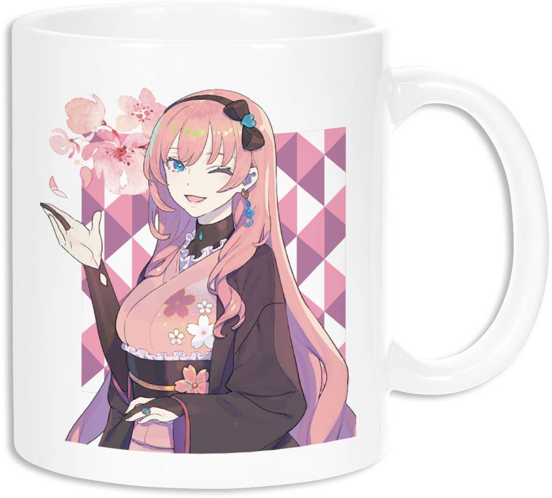 Sakura Miku: Newly Drawn Illustration Megurine Luka Art by kuro Mug ...