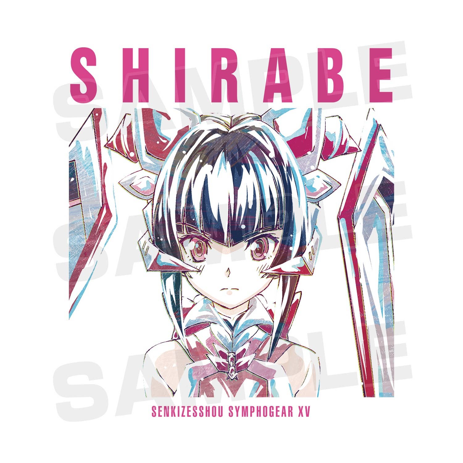 Symphogear XV: Shirabe Tsukuyomi Ani-Art T-shirt: Men's (Size: L) | HLJ.com
