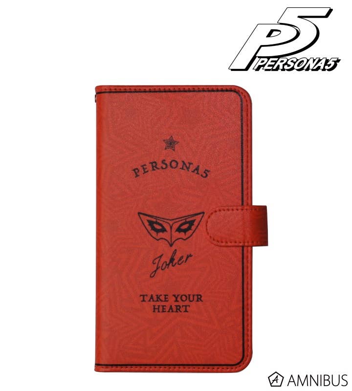 Persona 5 Notebook Type Smartphone Case (Protagonist) / for M Size ...