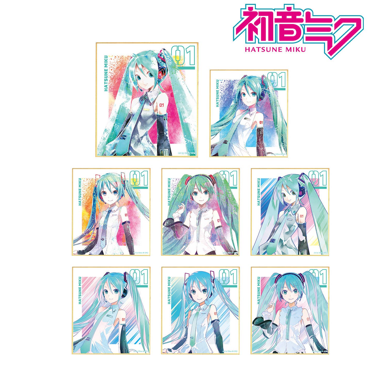 Hatsune Miku: Trading Ani-Art Vol.3 Mini Shikishi 1Box (8pcs) | HLJ.com