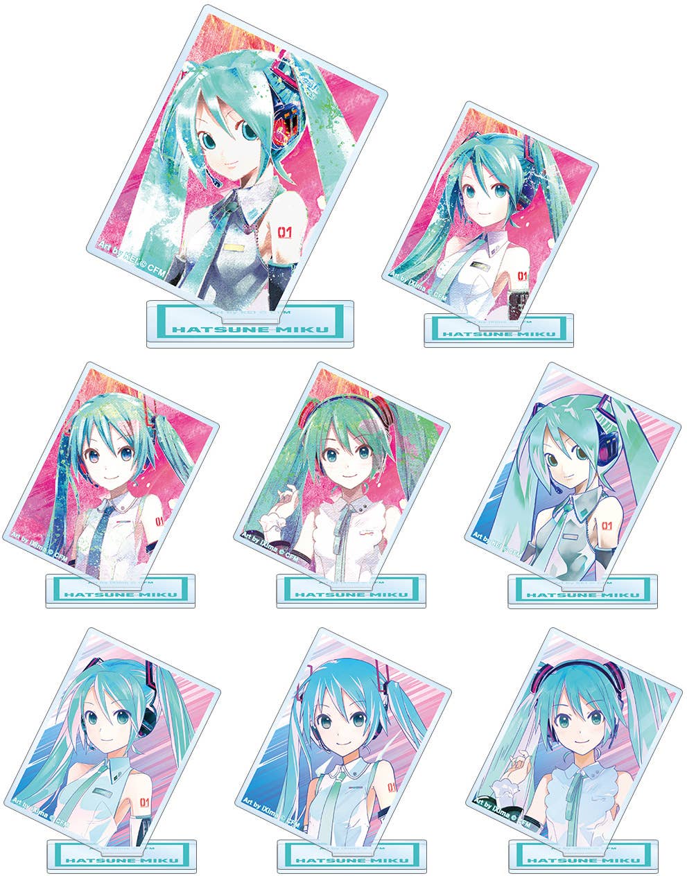 Hatsune Miku: Trading Ani-Art Vol.3 Acrylic Stand 1Box (8pcs) | HLJ.com