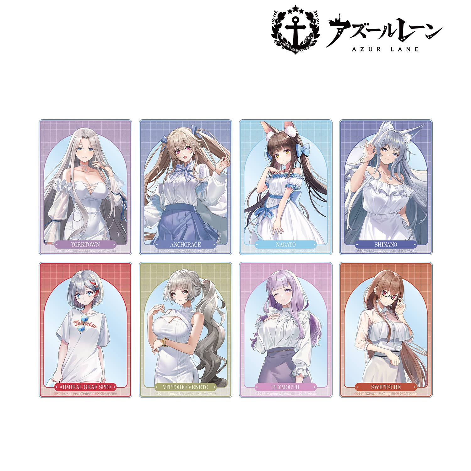 Azur Lane Original Illustration Summer Fashion Ver. Trading Acrylic ...
