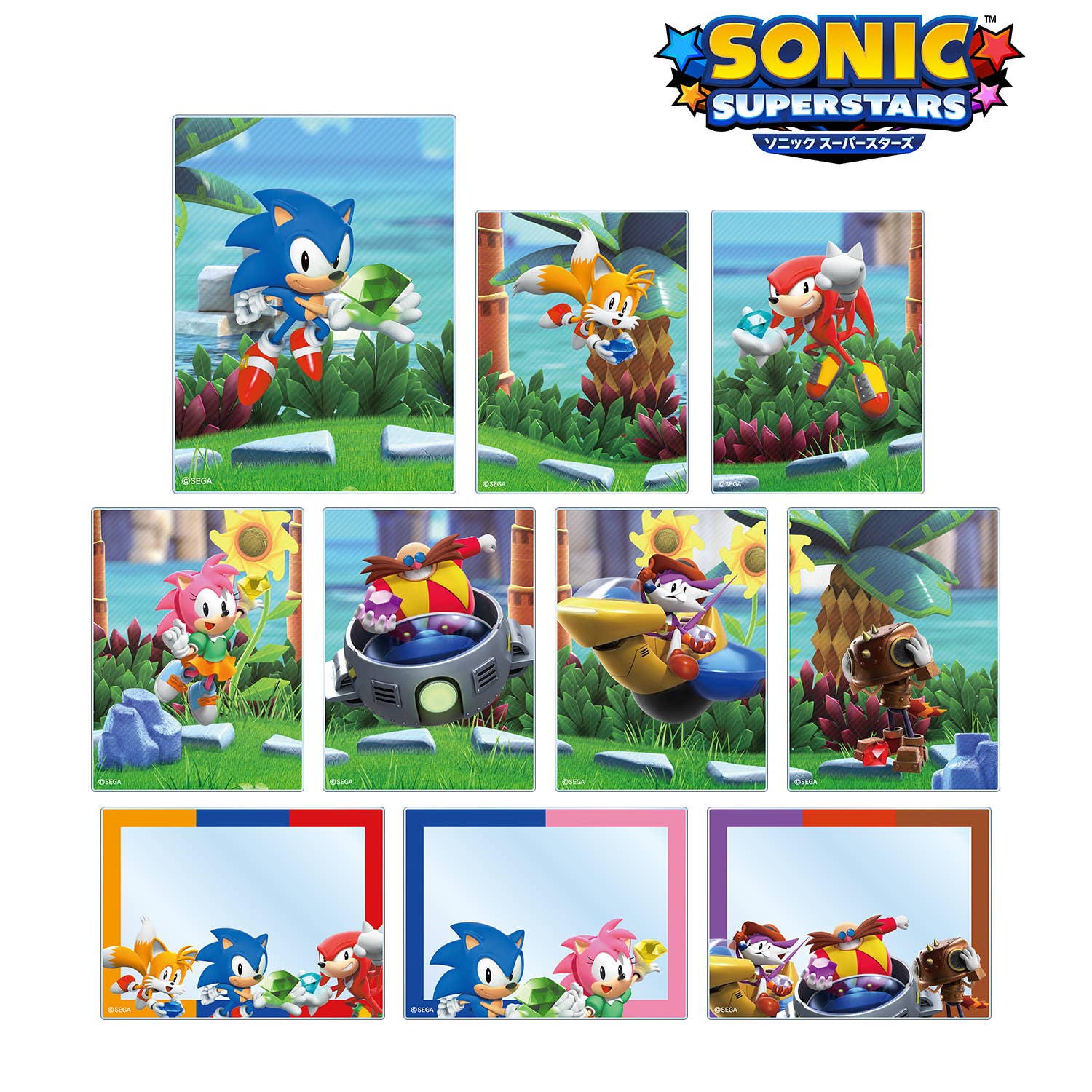 Sonic the Hedgehog : Trading Acrylic Card 1BOX10Pcs | HLJ.com