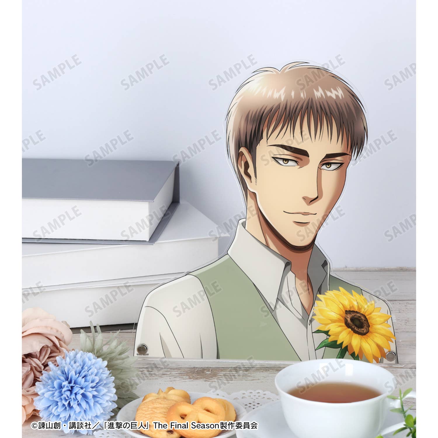 Attack on Titan Newly Drawn Jean Flower Shop ver. Extra Large Die Cut ...