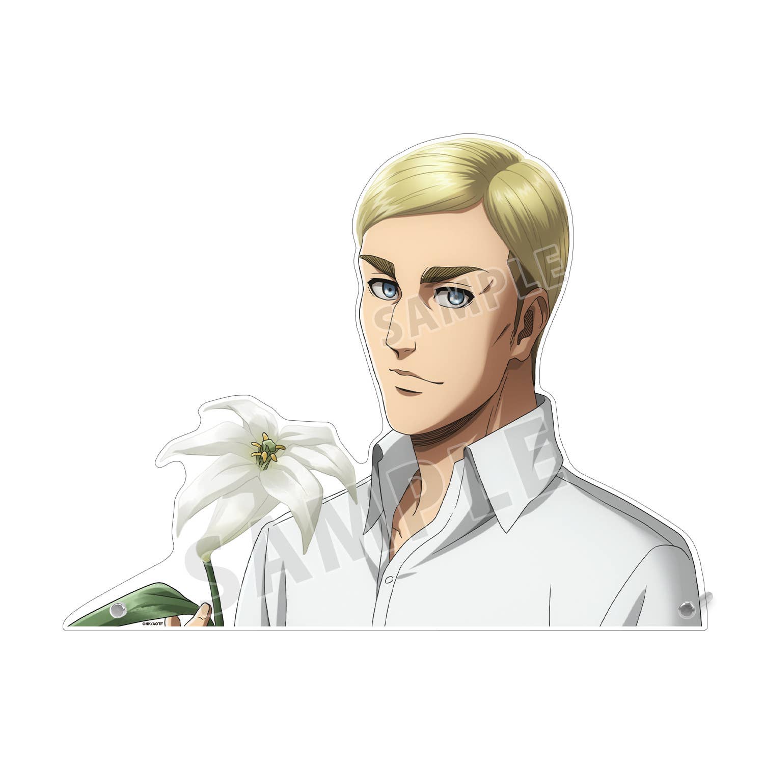 Attack on Titan Newly Drawn Erwin Flower Shop ver. Extra Large Die Cut ...
