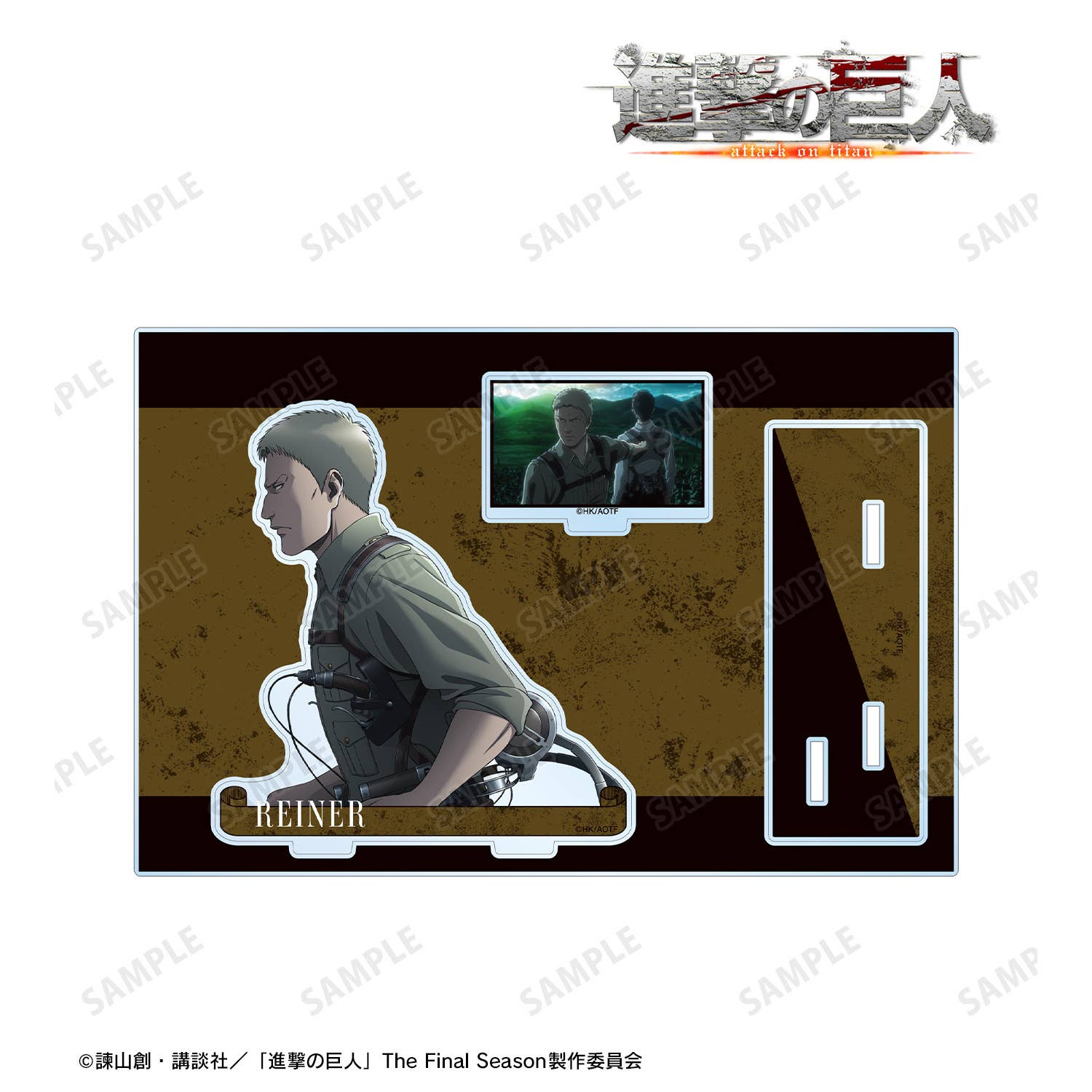 Attack on Titan Reiner Parts Included BIG Acrylic Stand | HLJ.com