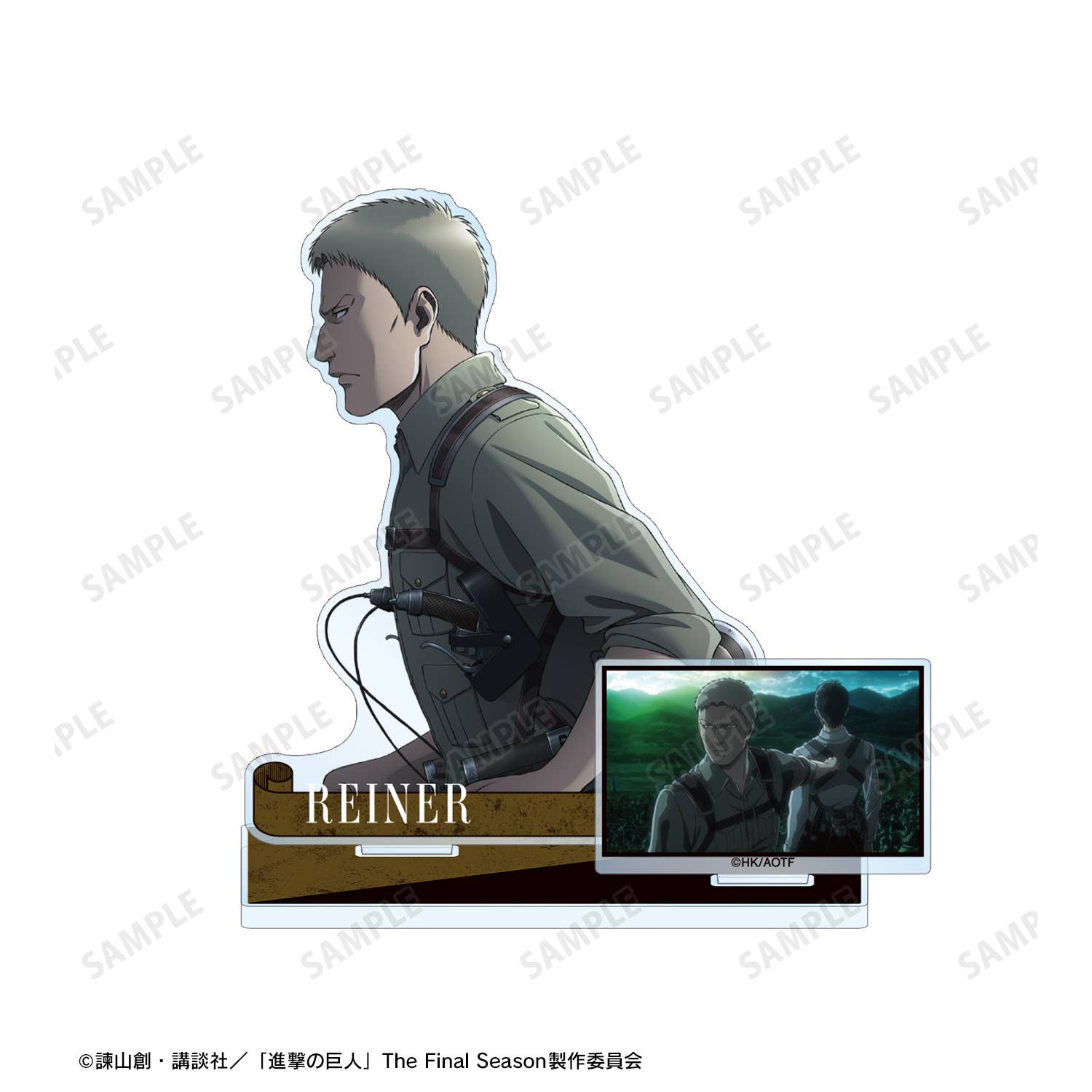 Attack on Titan Reiner Parts Included BIG Acrylic Stand | HLJ.com