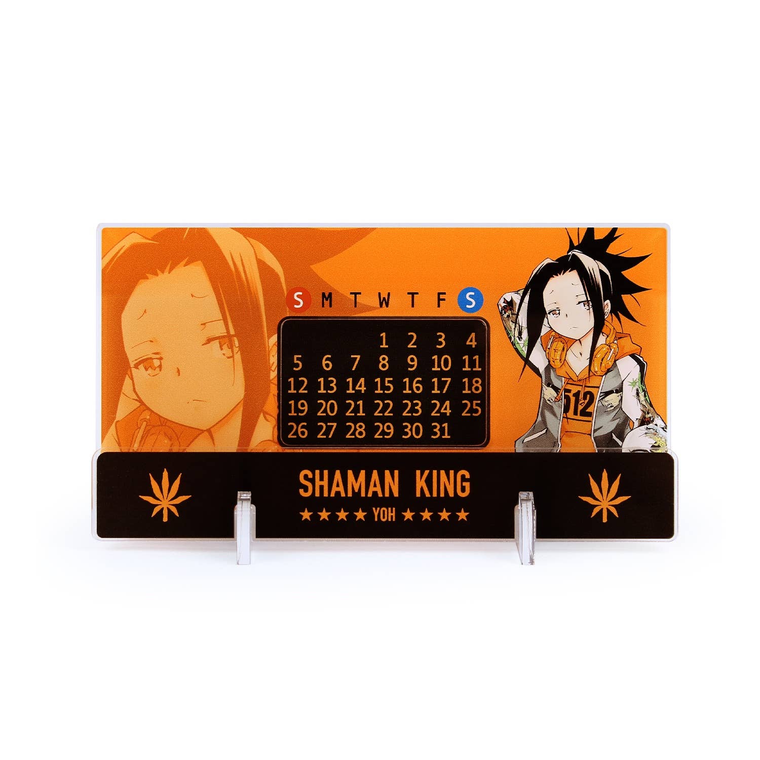 Shaman King: Newly Drawn Illustration Yoh Desktop Acrylic Perpetual ...