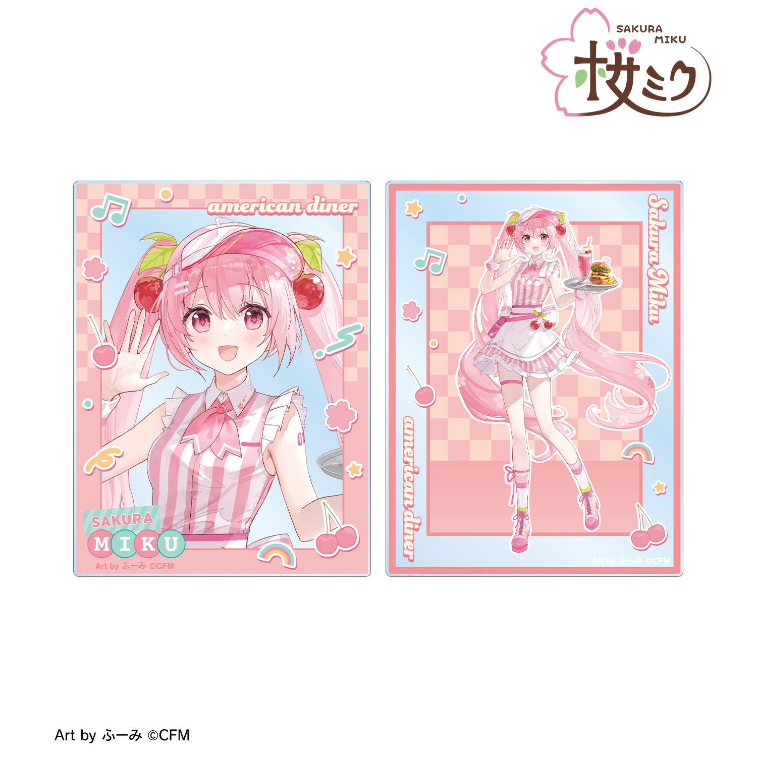 Hatsune Miku: Original Illustration Of Sakura Miku American Diner Ver ...