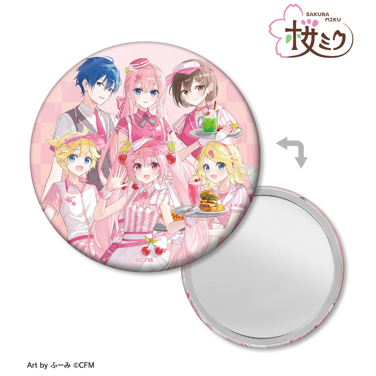 Hatsune Miku: Newly Drawn Group American Diner Ver. Art By Fuumi Tin ...