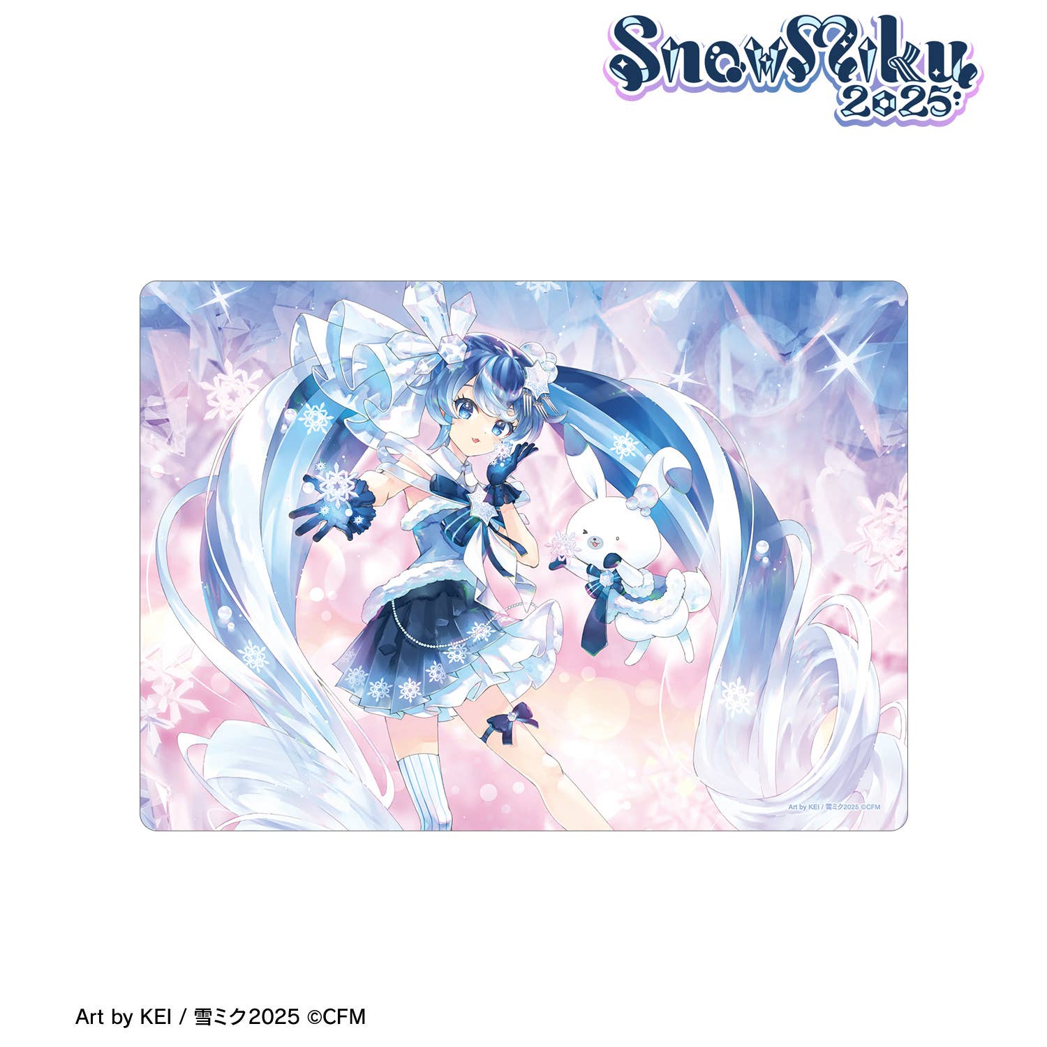 SNOW MIKU 2025: Snow Miku Art By Kei A5 Hard Case | HLJ.com