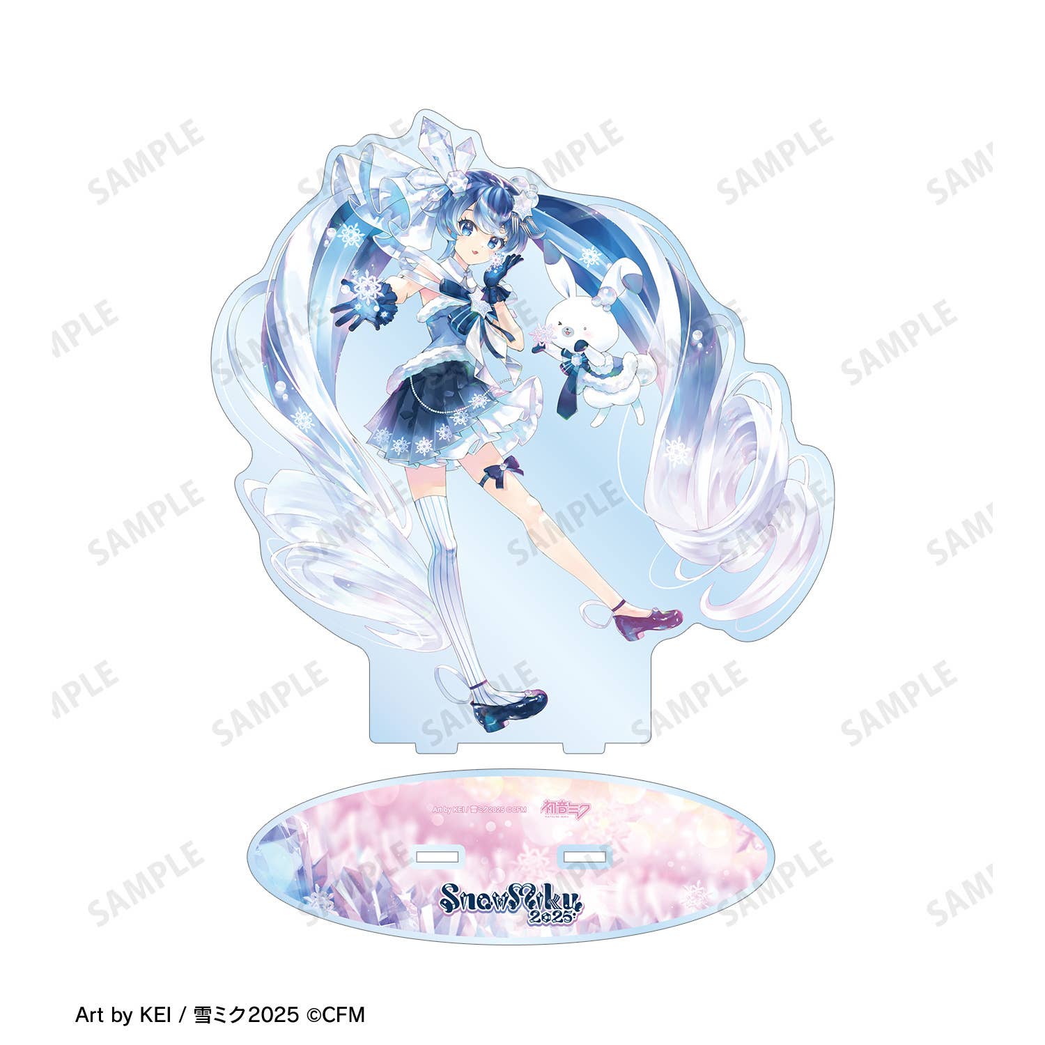 SNOW MIKU 2025: Snow Miku Art By Kei Extra Large Acrylic Stand | HLJ.com