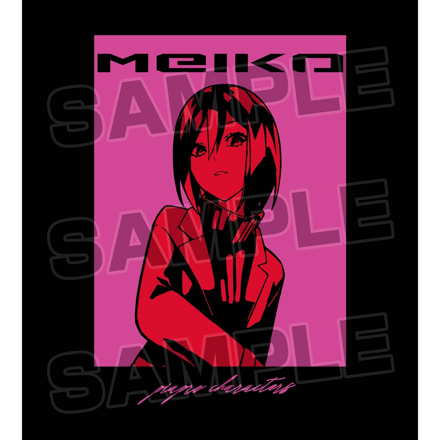 Piapro Characters: Meiko Street Style Art by LAM T-shirt: Ladies (Size ...