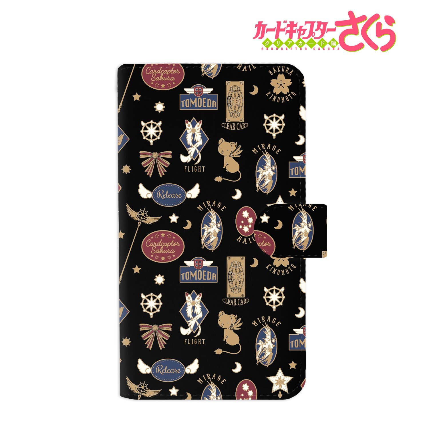 Cardcaptor Sakura: Clear Card: Motif Pattern Notebook Type Smartphone ...