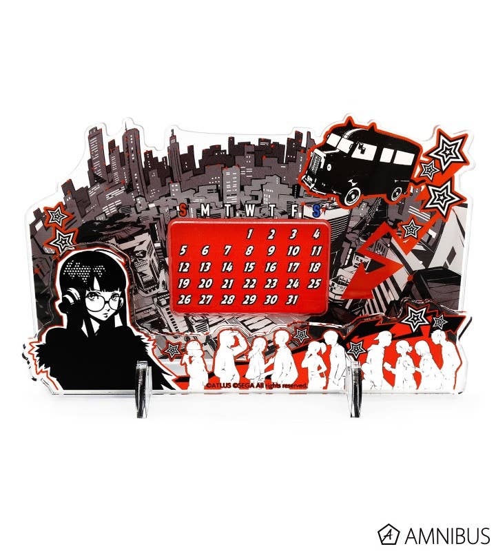 Persona 5 Desktop Acrylic Perpetual Calendar Dress-Up Parts vol.2 ...