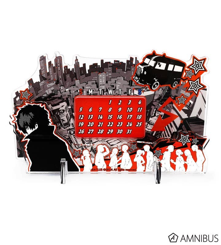 Persona 5 Desktop Acrylic Perpetual Calendar Exchange Parts vol.2 ...
