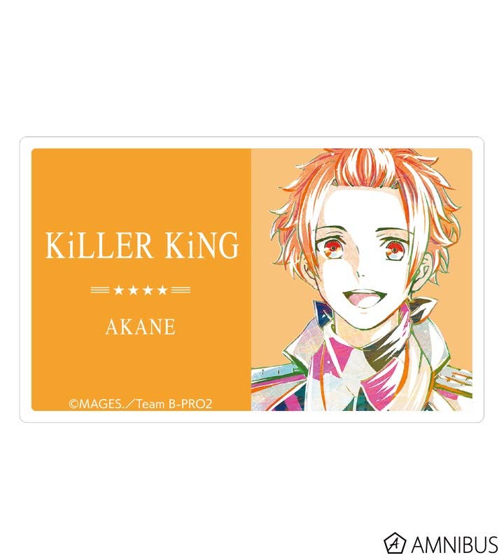 B-PROJECT -Zeccho Emotion-: Akane Fudo Ani-Art Card Sticker | HLJ.com