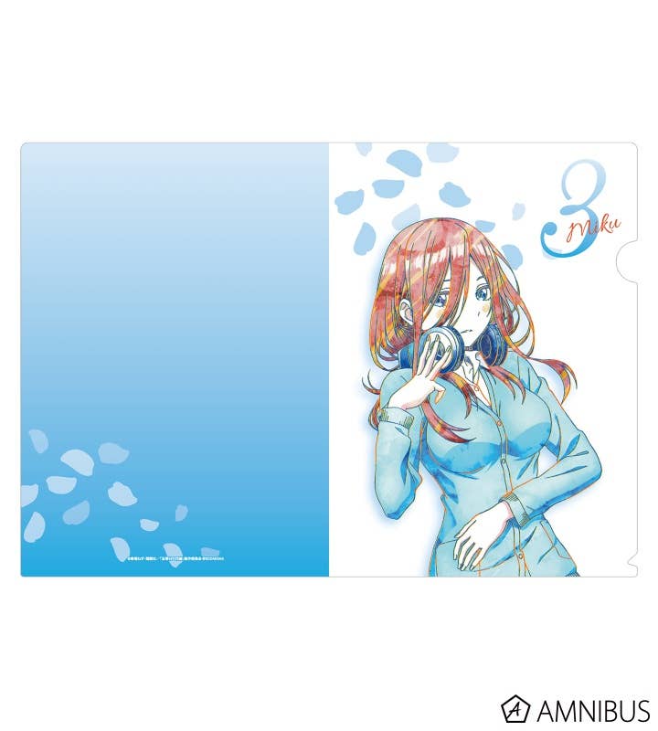 The Quintessential Quintuplets: Miku Ani-Art Clear File | HLJ.com