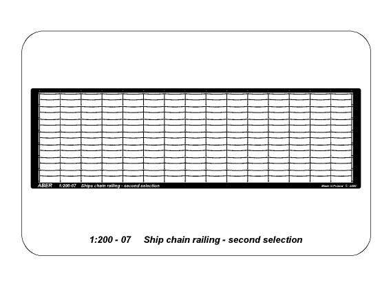Ships Chain Railing - Two Horizontal Bars | HLJ.com