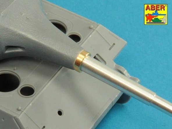 10.5cm KwK L/70 Barrel with Perforated Muzzle Brake for Lowe or VK7201 ...