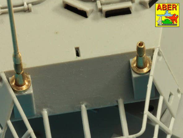 Set of 2 NATO Antennas with Mount Bases | HLJ.com