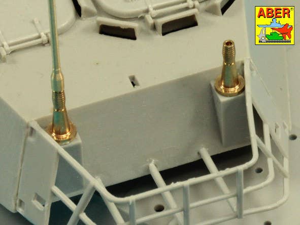 Set of 2 NATO Antennas with Mount Bases | HLJ.com