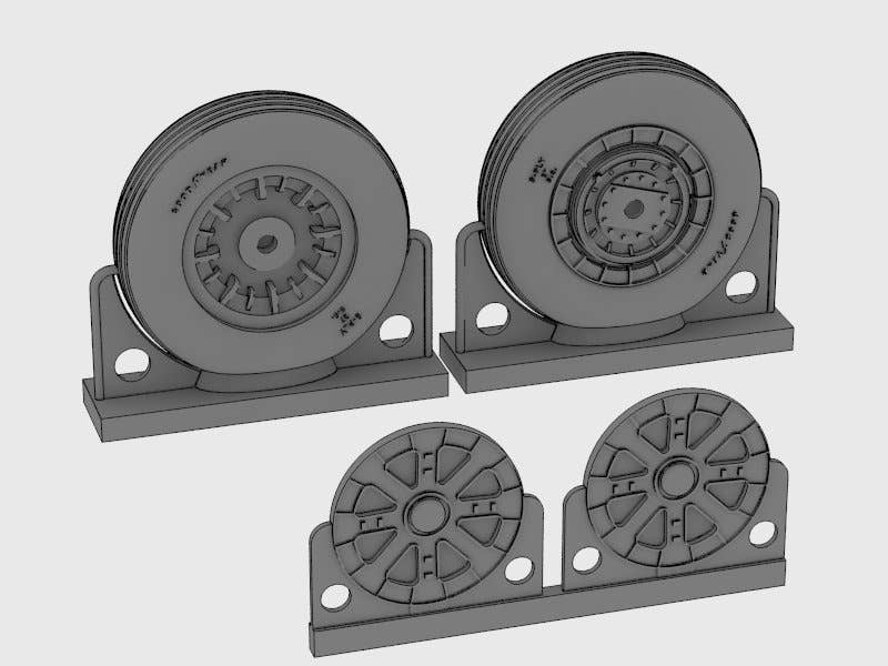 Rib Pattern Wheel for F4U Corsair/F6F Hellcat | HLJ.com