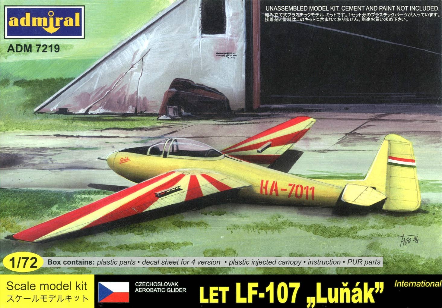 Czechoslovak Aerobatic Glider LET LF-107 "Lunak" International | HLJ.com