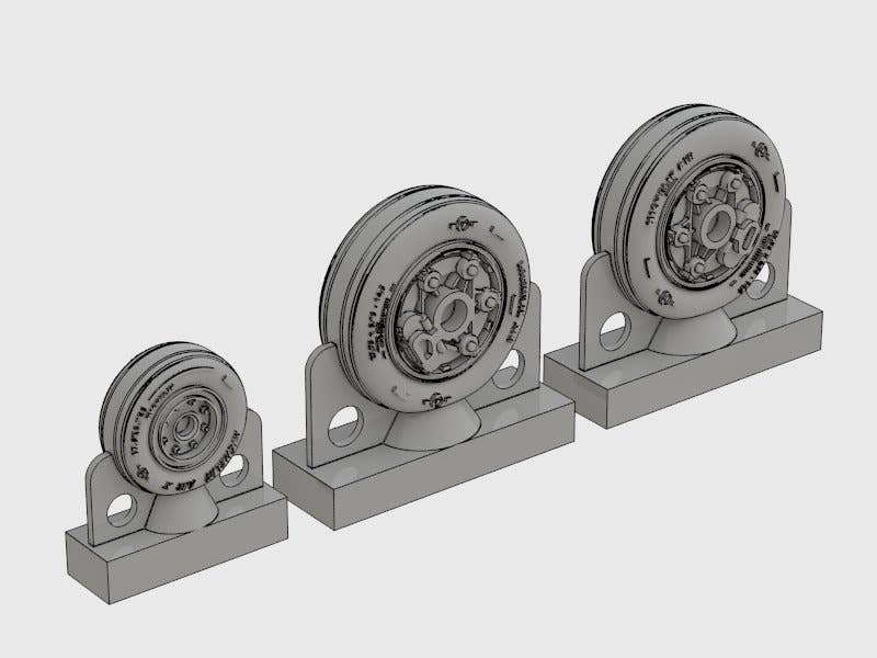 F-16 C/D Block 40 and Later Wheel Set | HLJ.com