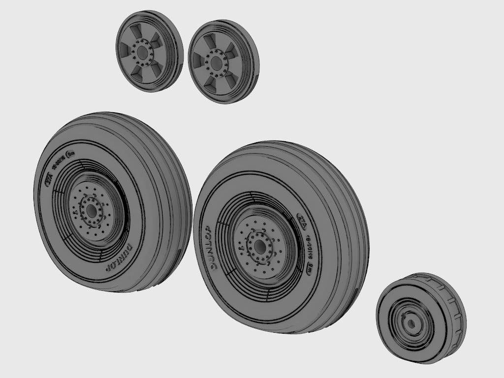 DH Mosquito Wheels Set | HLJ.com