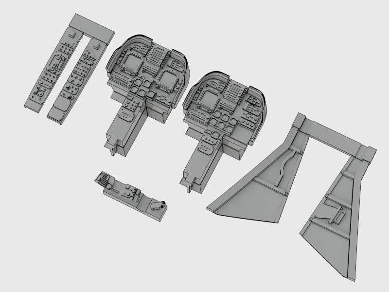AV-8B/B+ Cockpit Upgrade Photo-Etched Parts for Hasegawa | HLJ.com