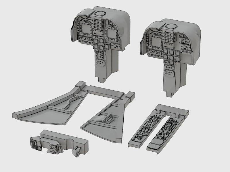 AV-8B/B+ Cockpit Upgrade Photo-Etched Parts for Hasegawa | HLJ.com