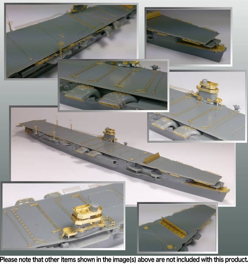 IJN Aircraft Carrier Hiryu Photo-Etched Parts Basic Set (for Fujimi ...