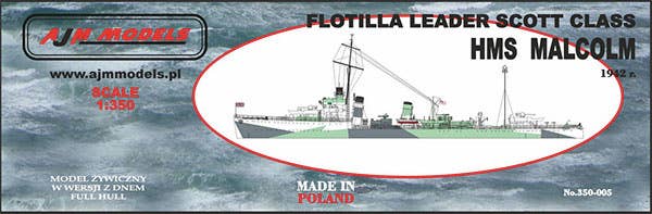 British Scott-class Leader HMS Malcolm 1942 | HLJ.com