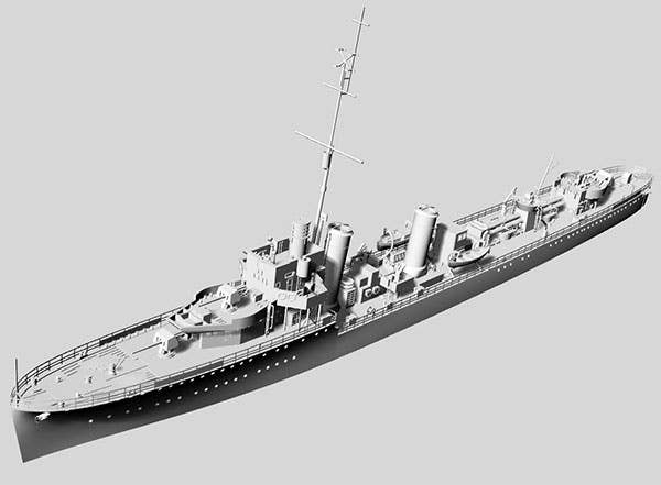 British Scott-class Leader HMS Campbell 1942 | HLJ.com