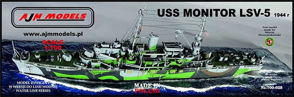 USA Osage-class Vehicle Landing Ship LSV-5 Monitor 1944 | HLJ.com