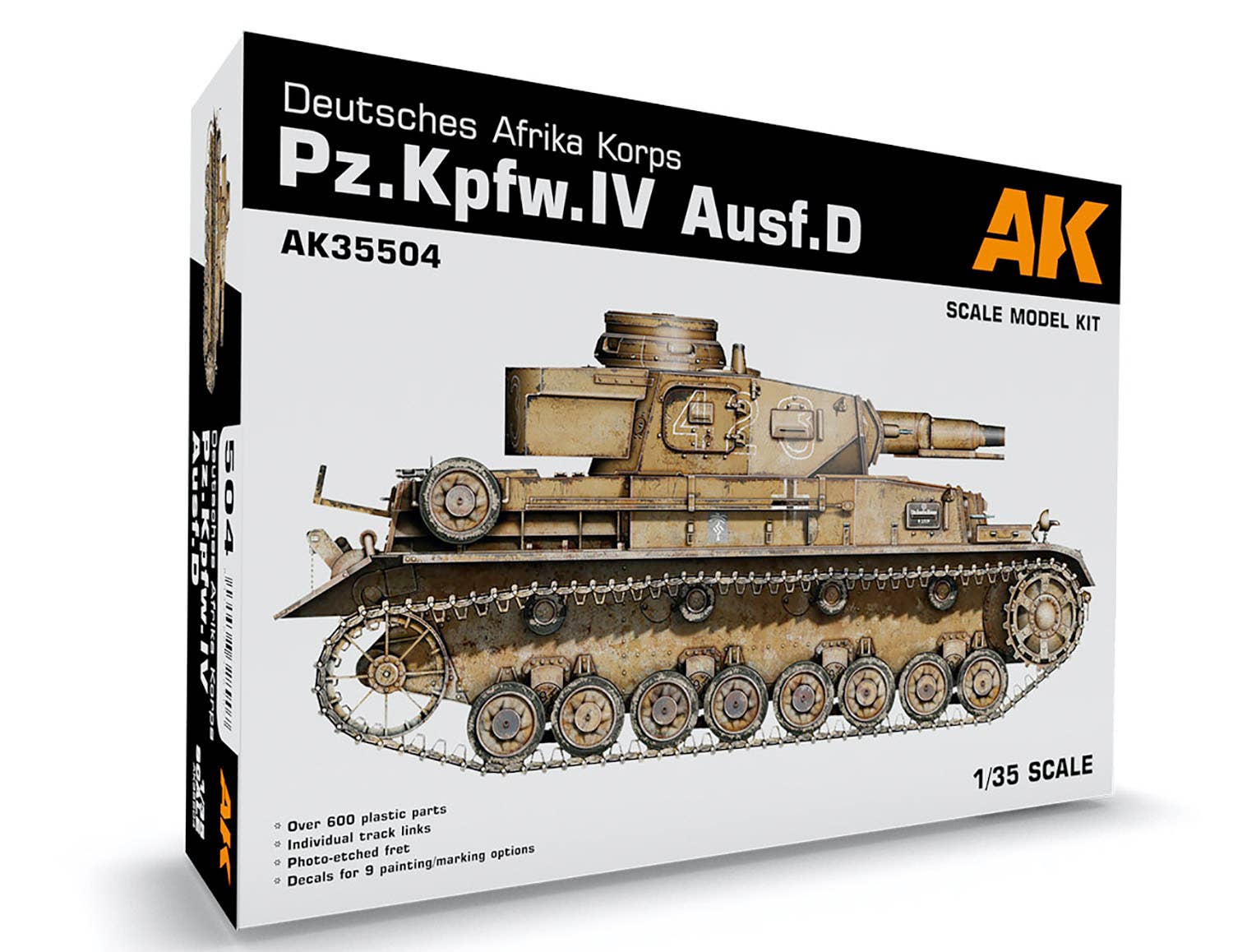 WW.II German Army Panzer IV Type D German Africa Corps Specification ...