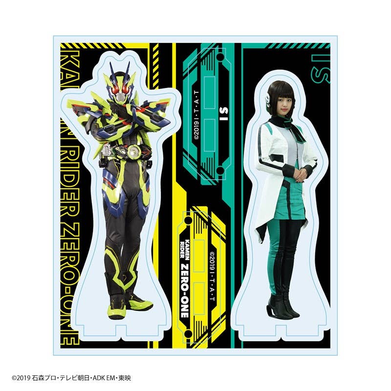 Kamen Rider Zero-One: Acrylic Figure Stand Shining Assault Hopper & Izu ...